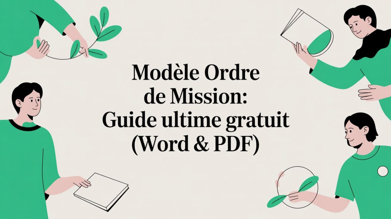 Modèle ordre de mission: guide ultime gratuit (Word & PDF)