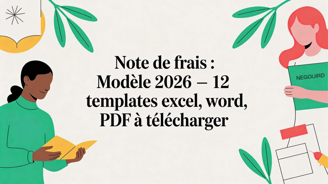 Note de frais : modèle 2026 – 12 templates Excel, Word, PDF à télécharger